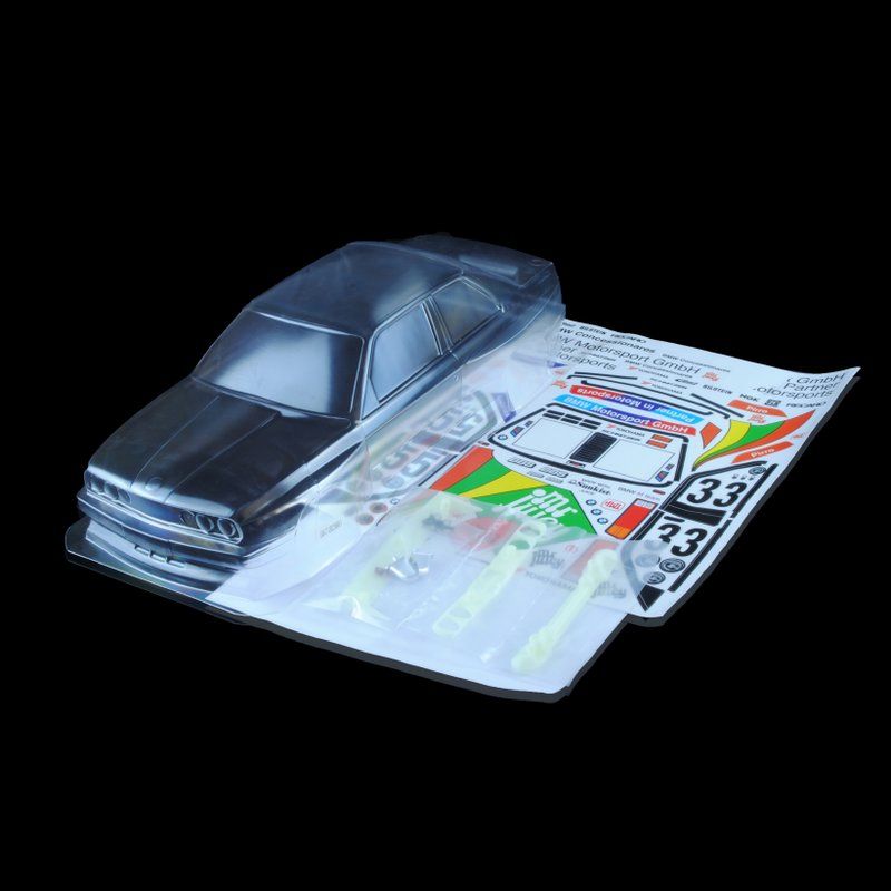 1/10 Lexan Clear RC Car Body Shell for BMW E30 M3 | eBay